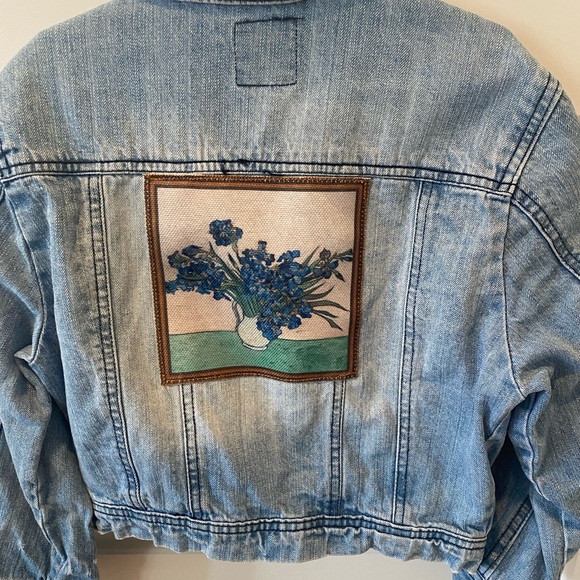 Hand Crafted | Jackets & Coats | Oneofakind Upcycled Denim Jacket Van ...